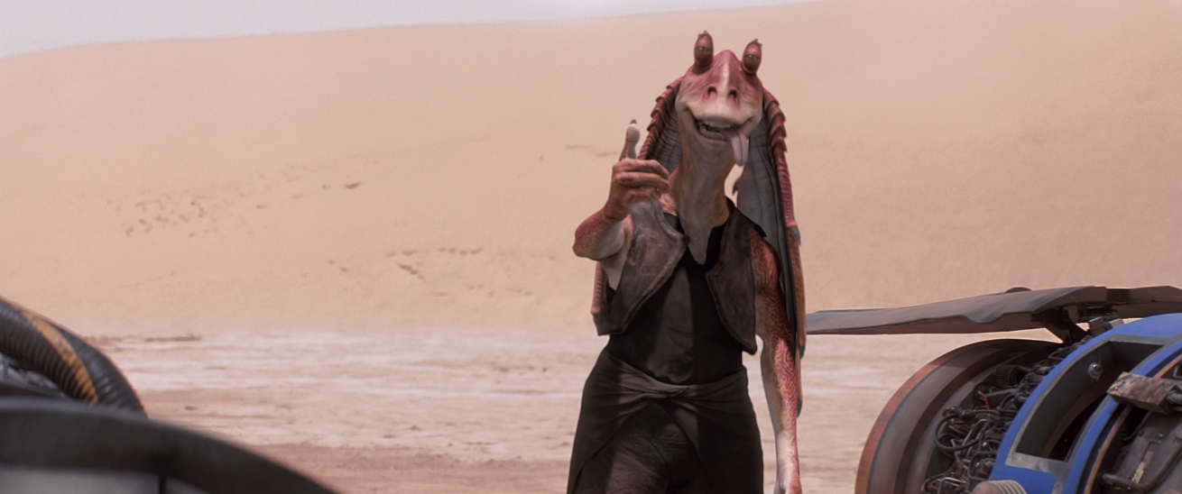 The Great Jar Jar in Famous Movies (other than Star Wars) Art Contest