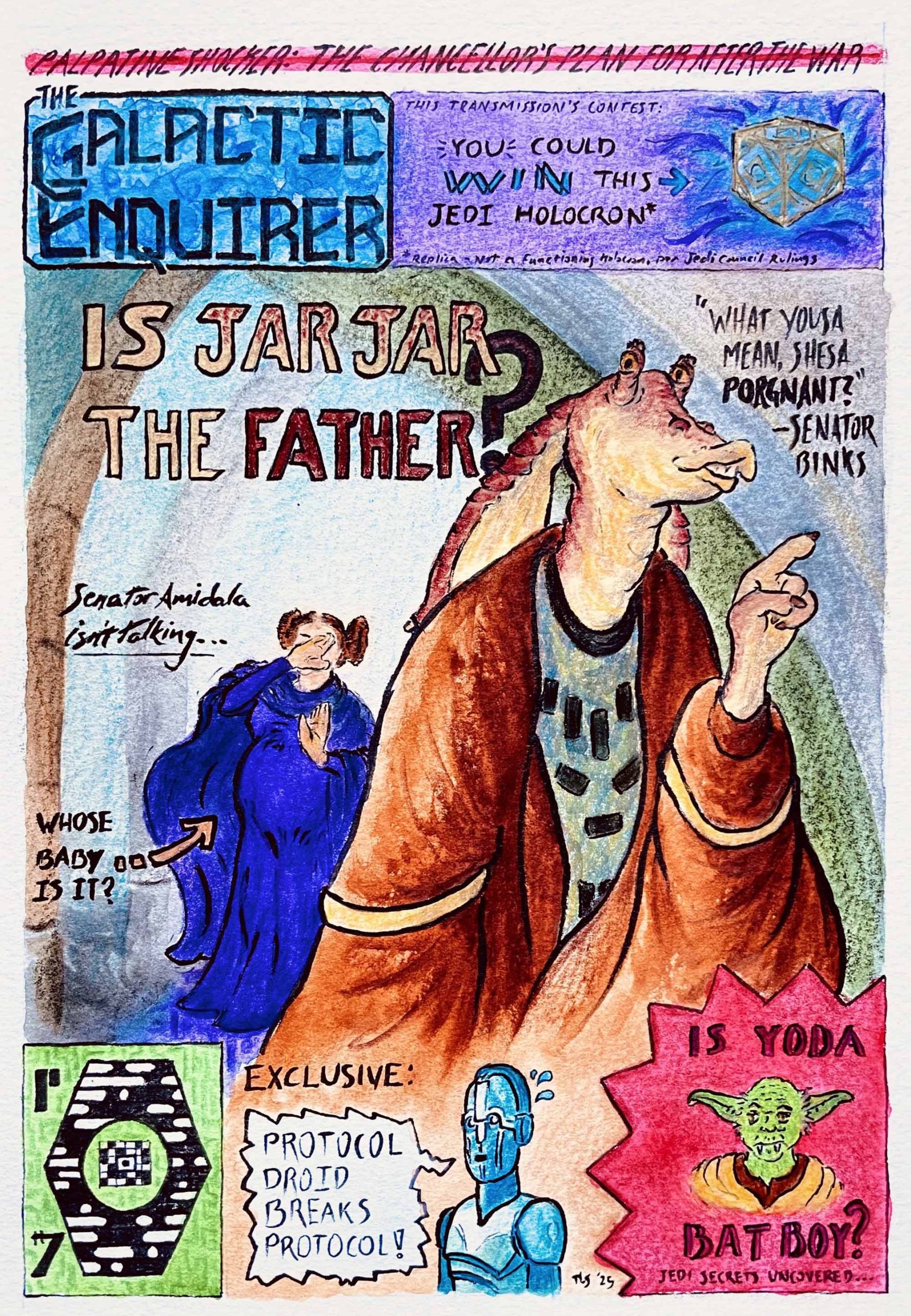 Winners Announced in The Great ‘Is Jar Jar the father?’ Art Contest!